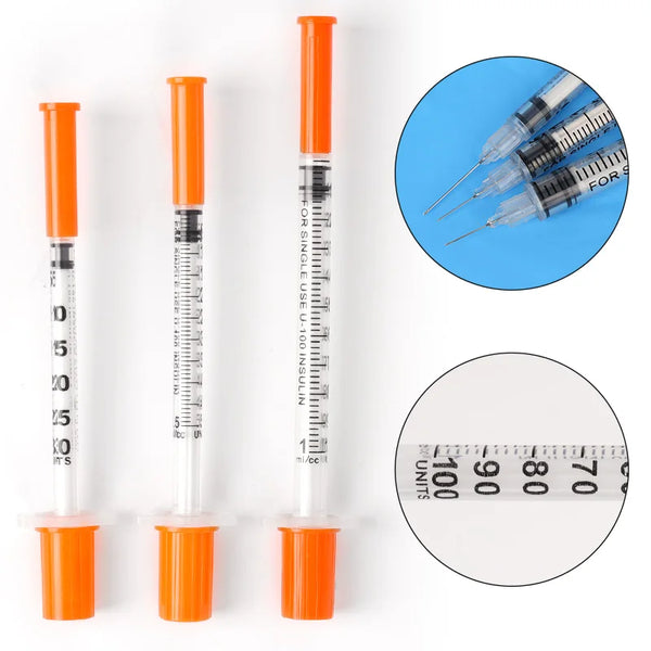 Veterinary Manual Push Syringe with Needles - RPBA Shop Australia